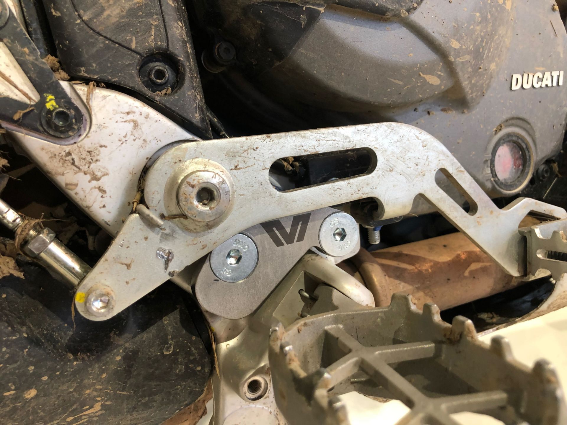 Muller Motorsport. Desert X Peg Stop Brake Lever Saver